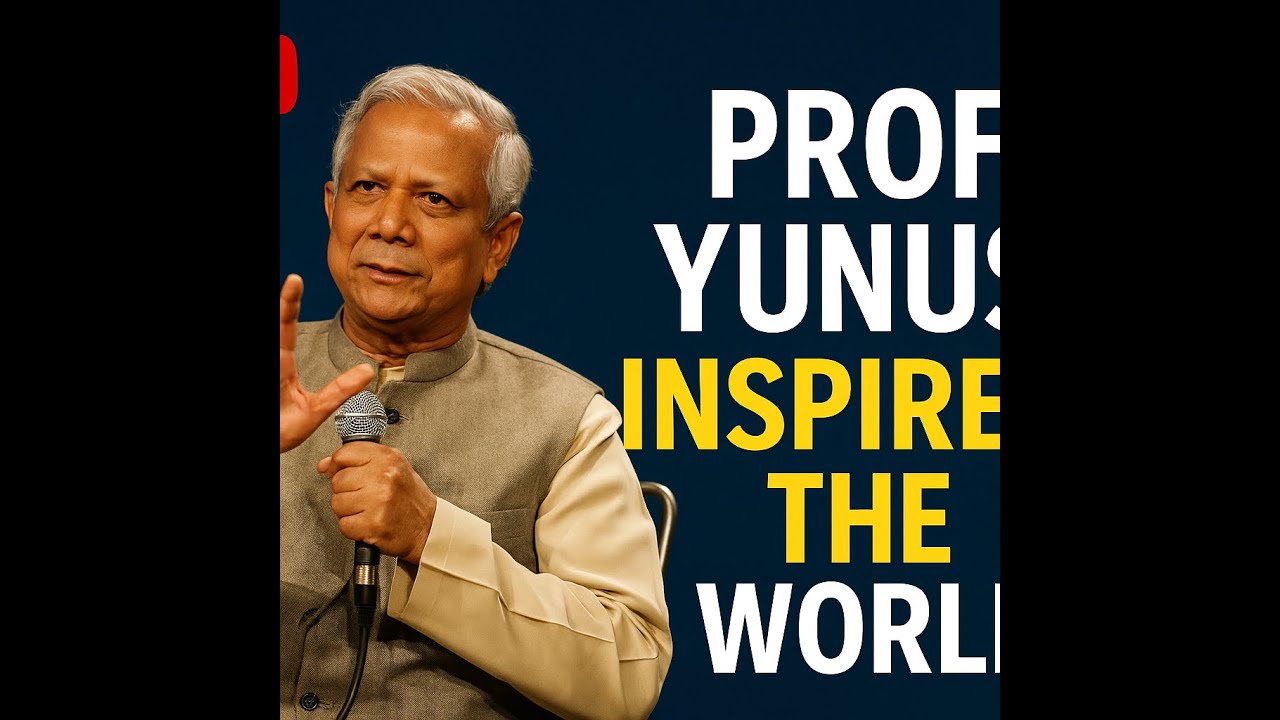 professor muhammad yunus speech - YouTube