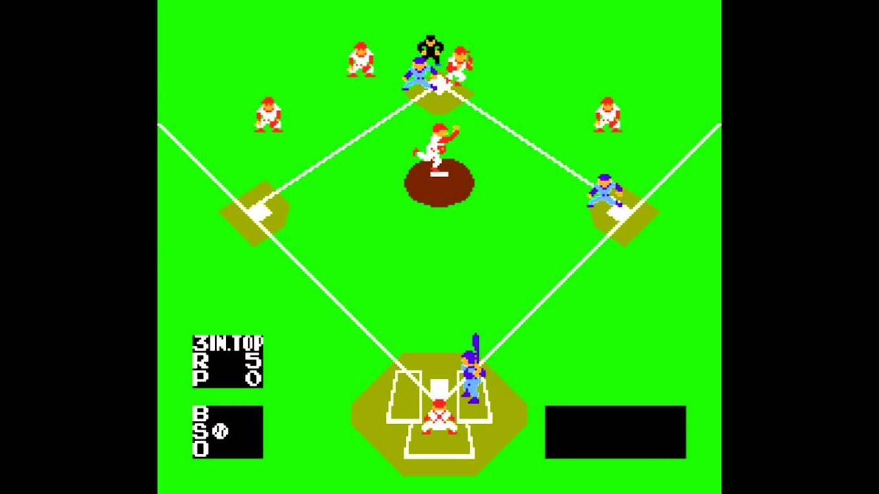 Baseball (NES) Playthrough - YouTube