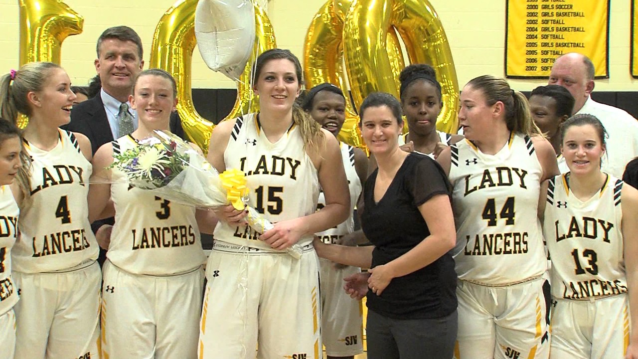 SJV 78 Holmdel 30 Kimi Evans 1000th career point - YouTube