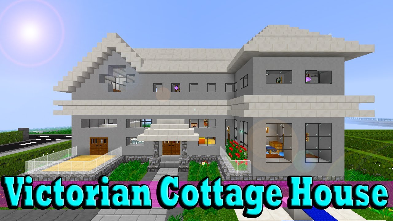 Minecraft Victorian Cottage House - YouTube