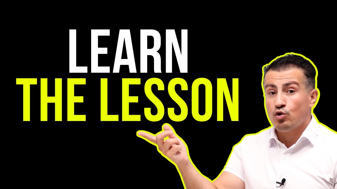 Learn The Lesson Life Is Teaching You - YouTube