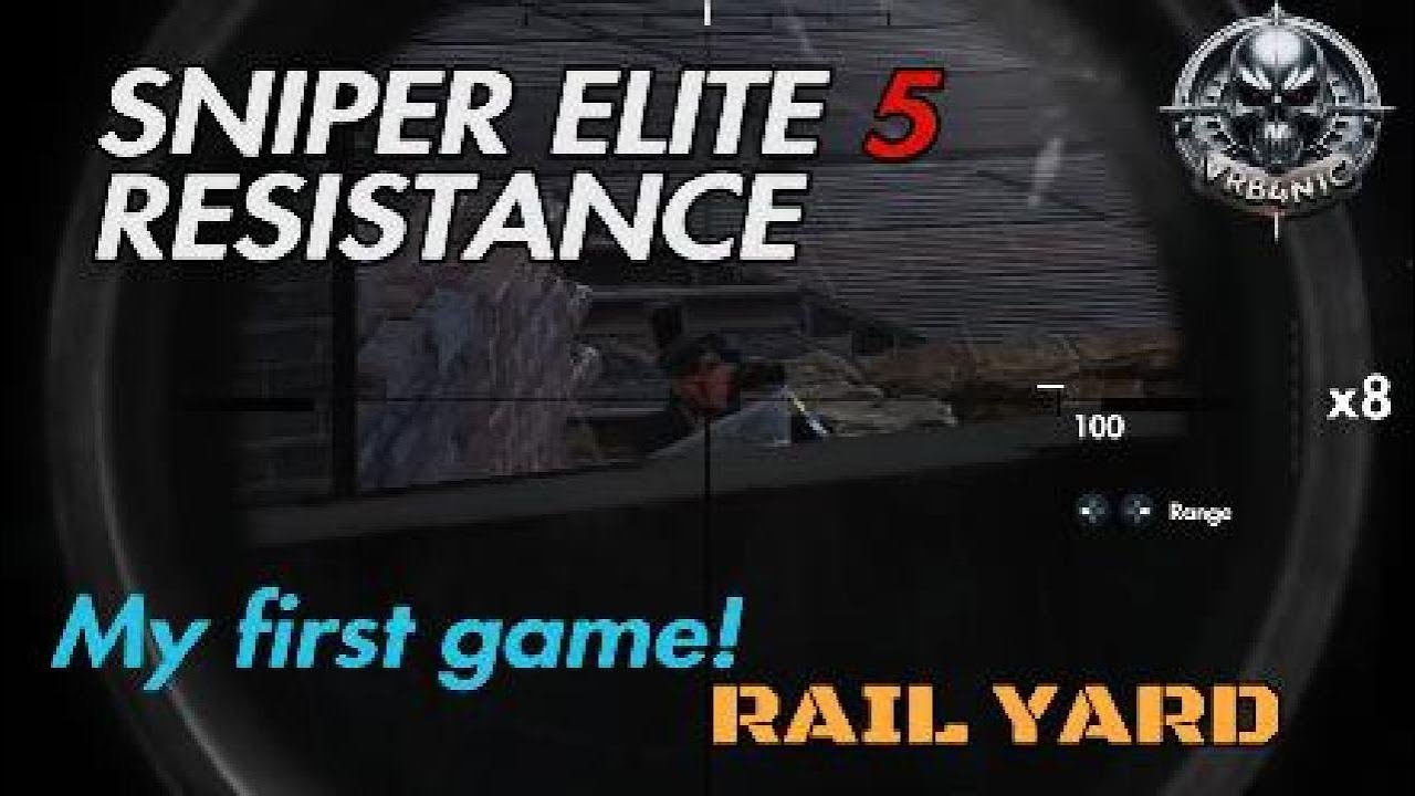 Sniper Elite Resistance: Rail Yard - My first game PS5 4K - YouTube
