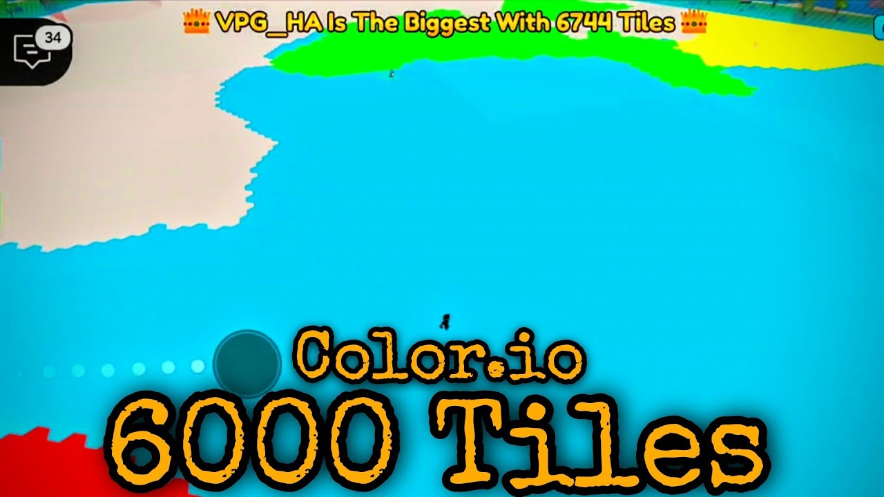 Roblox Color.io 6000 Tiles Gameplay - YouTube