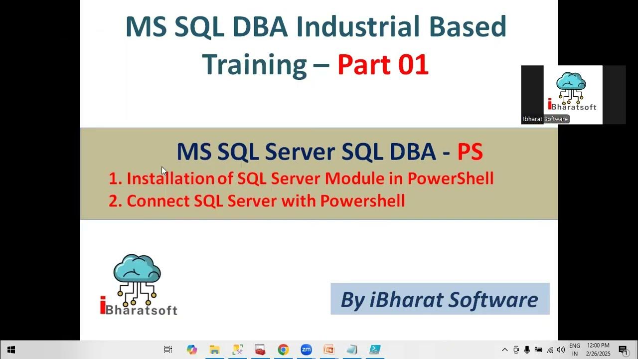 01. How Install SQLServer Module in PowerShell | Connect SQL Server with Powershell # ...