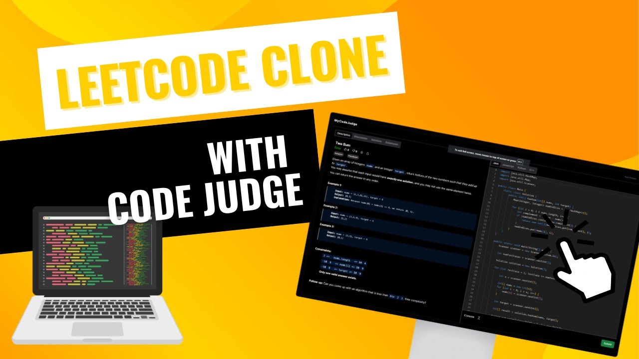 LeetCode Clone with CodeJudge - YouTube LeetCode Clone with CodeJudge - YouTube