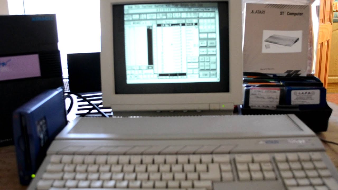 Atari Notator boot - YouTube