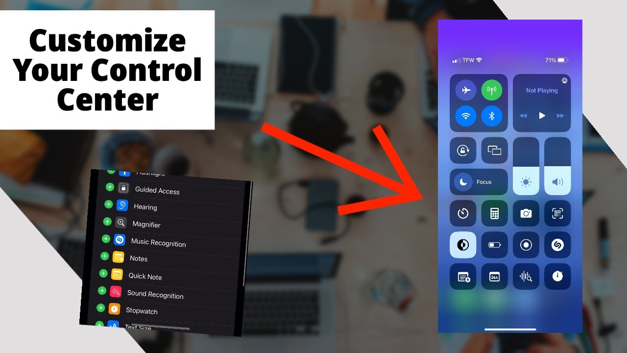 How to Customize Your Control Center on iPhone in 2022 - YouTube