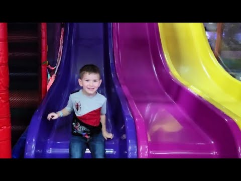 Olympic Fun Center for another birthday party - YouTube