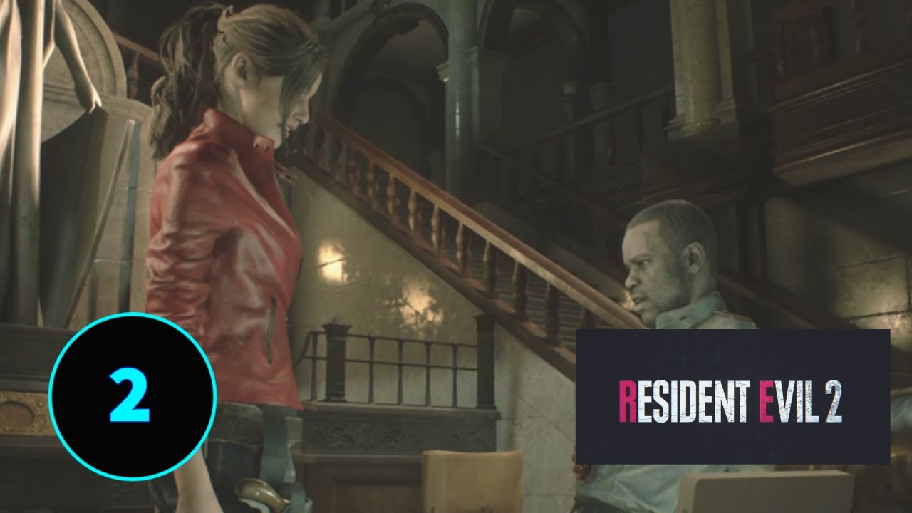 RESIDENT EVIL 2 Remake - Clare Redfield Gameplay 2 - Library Of The ...