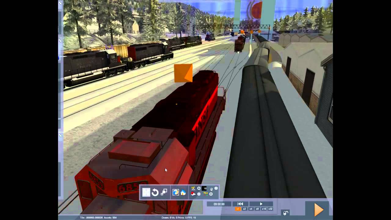 train sim 2015 free roam - YouTube