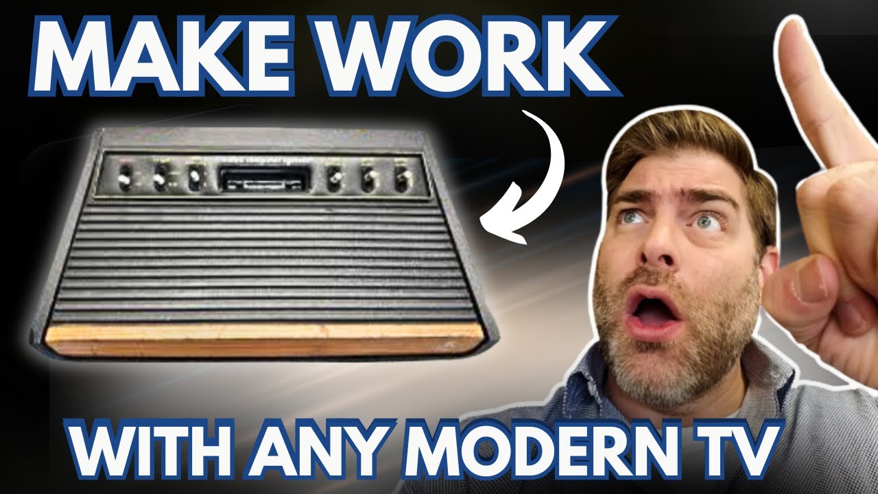 Connect an Atari 2600 To Any TV (In Just Seconds - Old, Modern or 4K ...