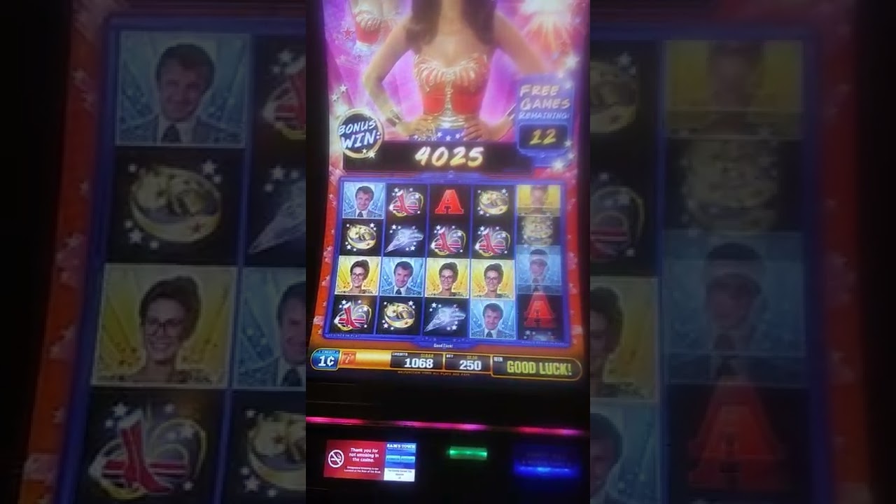 Wonder Woman slot bonus with wonder win! - YouTube