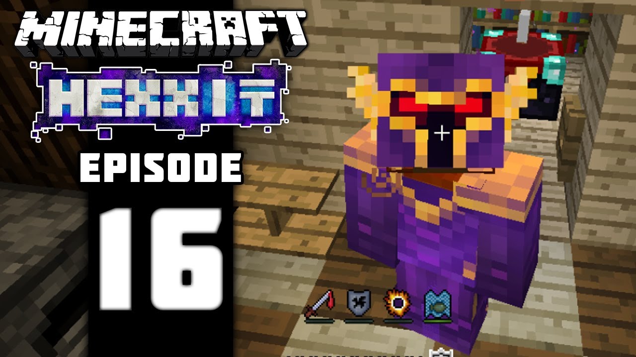 MINECRAFT: Hexxit Survival | Episode 16 - "FULL SCALE ARMOR!" - YouTube