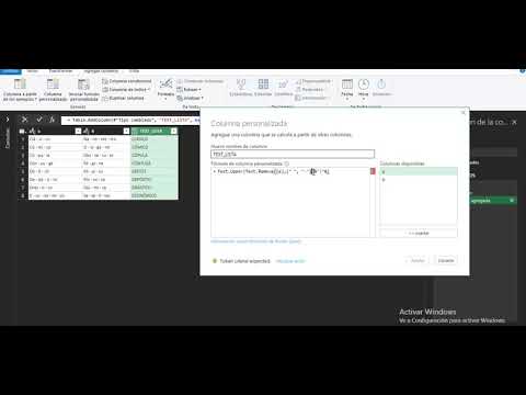 Usar funciones anidadas en power query text.split text.remove - YouTube