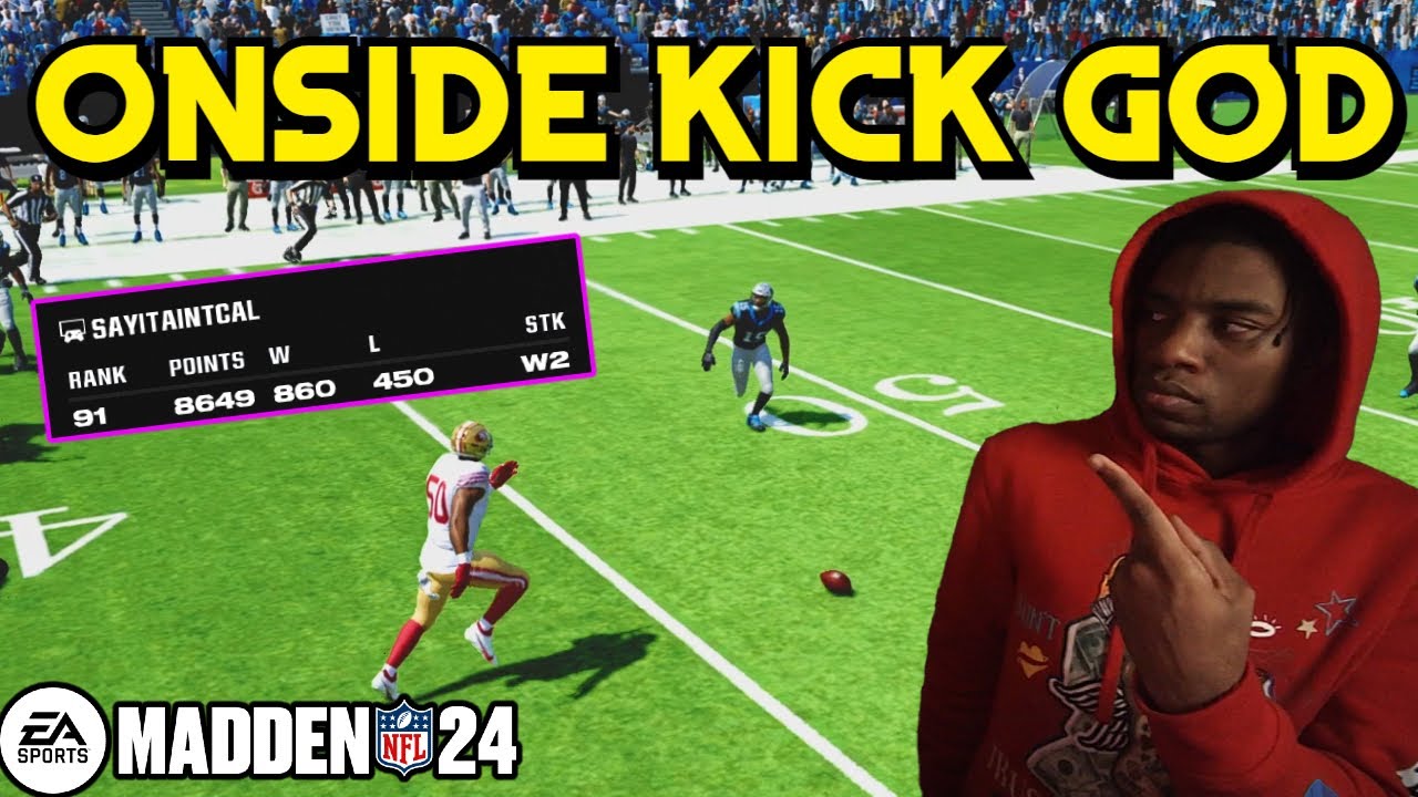 THE BEST ONSIDE KICK GLITCH ON MADDEN 24 - YouTube