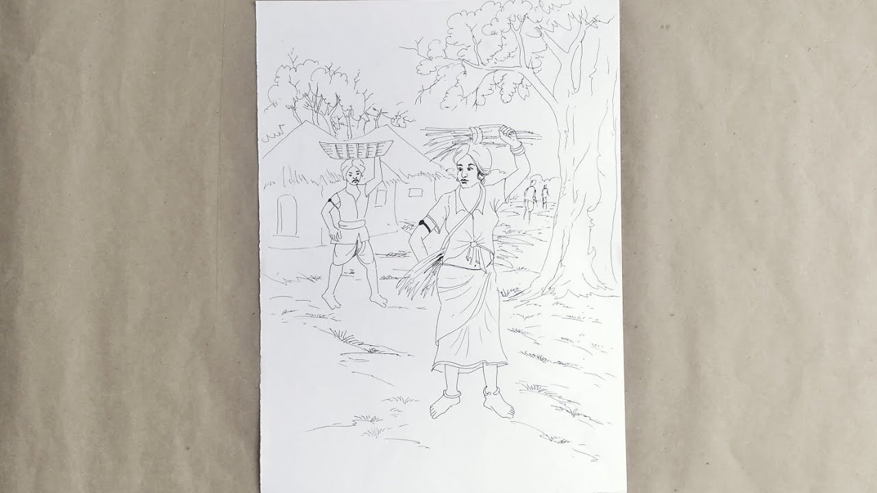 EASY subject line drawing - YouTube