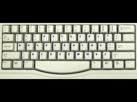 El teclado Dvorak: el ostracismo del teclado más competitivo - YouTube