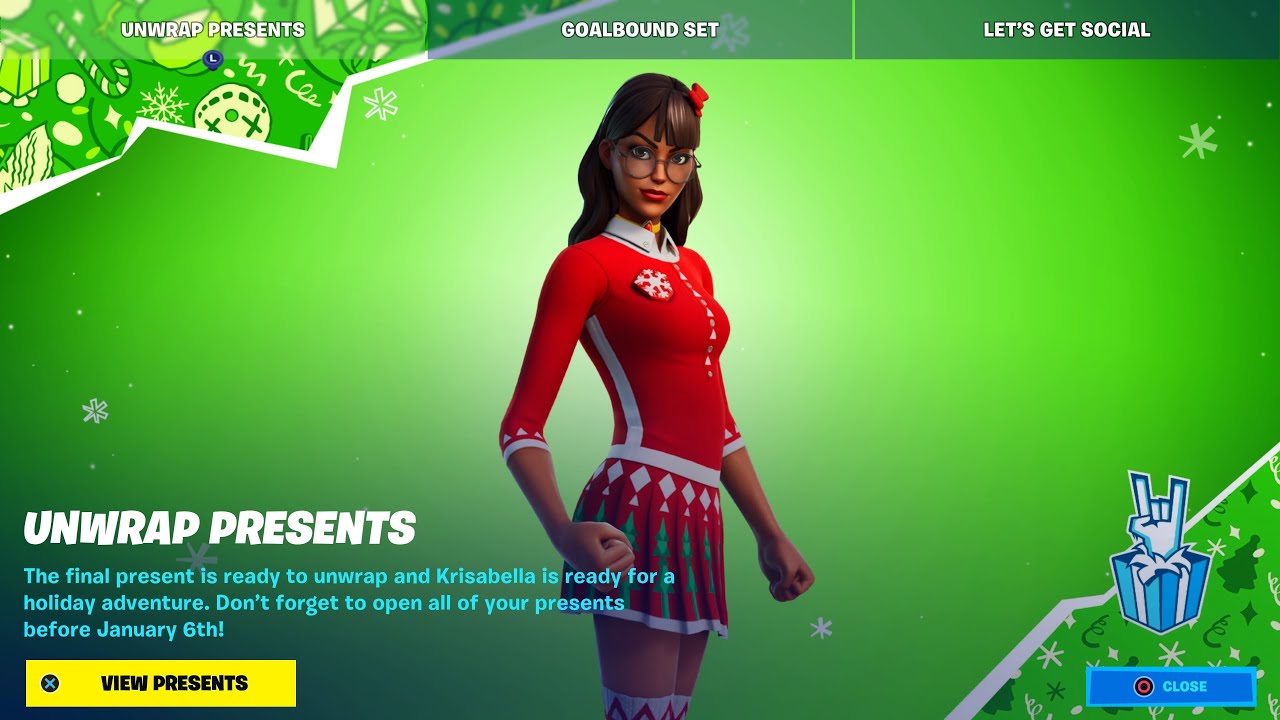 FORTNITE KRISABELLA SKIN ARRIVES AND REAEDY TO UNWRAP! FORTNITE ...
