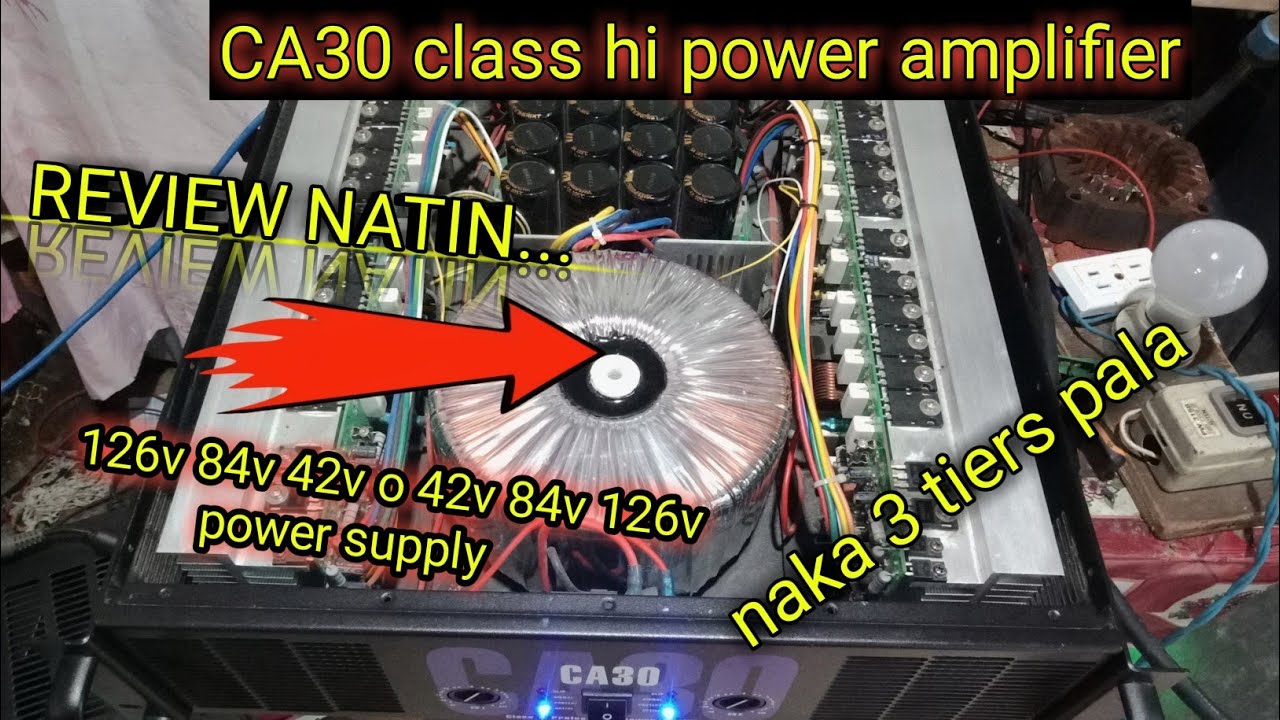 tips and review Ca30 class hi power amplifier/soundcheck - YouTube