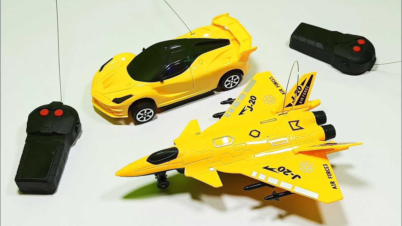 Remote Control Smart Rc Car & Rc War Plane Unboxing and review - YouTube