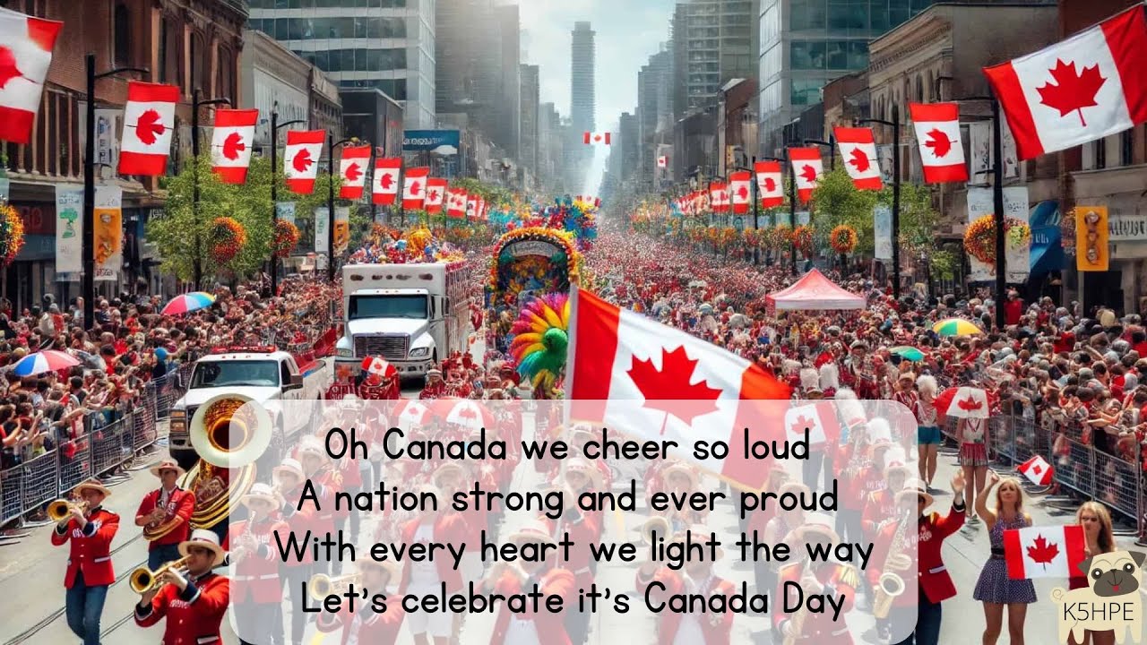 Oh Canada Day Canadian Song Vocal Music Education Singing Reading ...