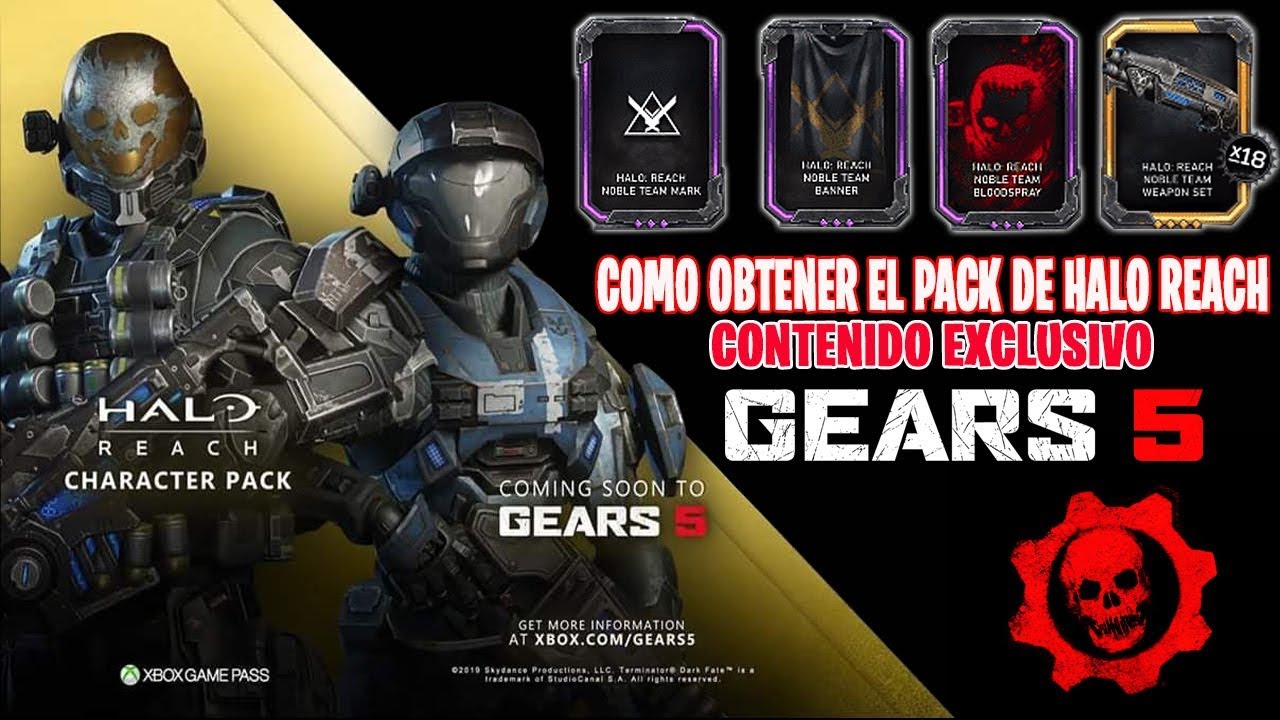 GEARS 5 - COMO OBTENER EL PACK DE HALO REACH / CONTENIDO EXCLUSIVO ...