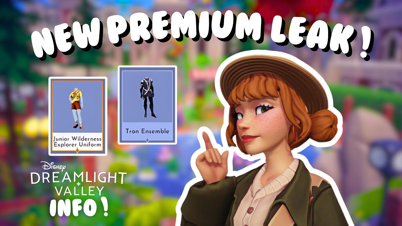 new premium items LEAKED! disney dreamlight valley - YouTube