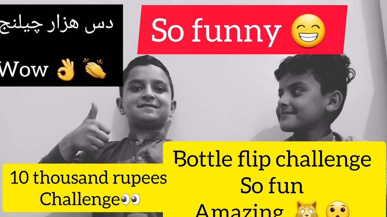 Bottle flip challenge | bottle flip | entertainment | fun - YouTube