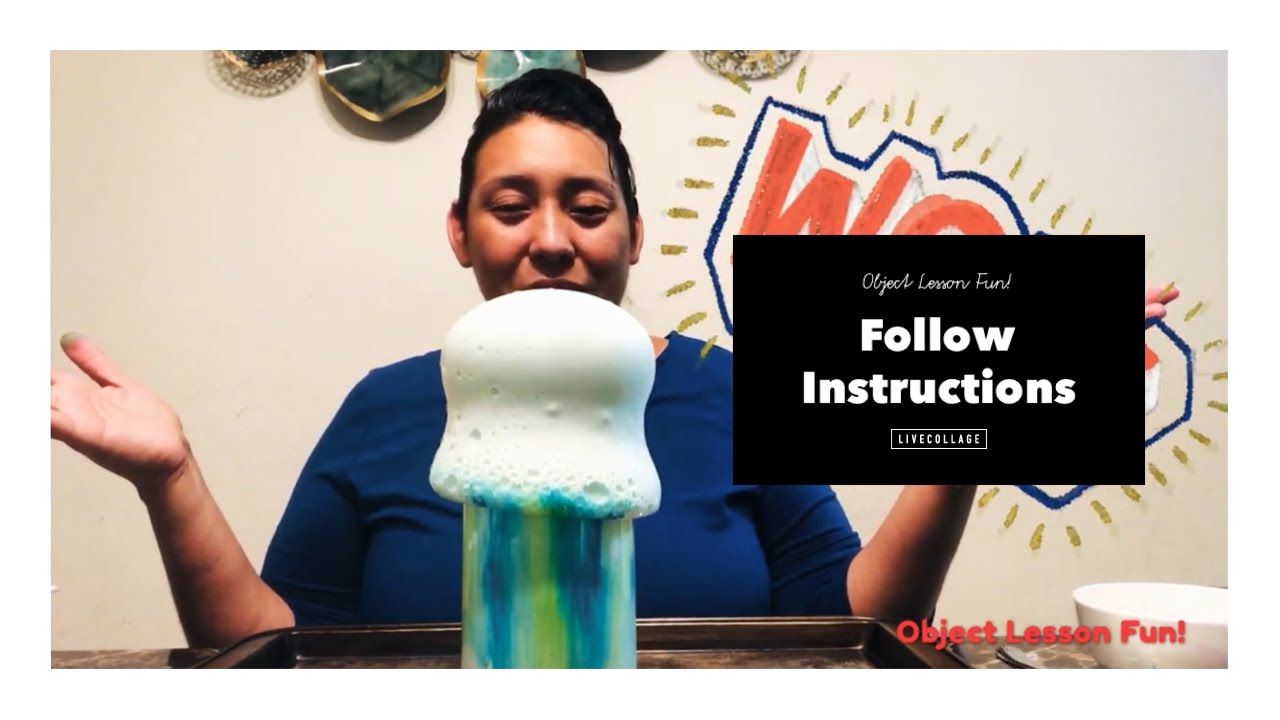 Object Lesson: Follow Instructions - YouTube