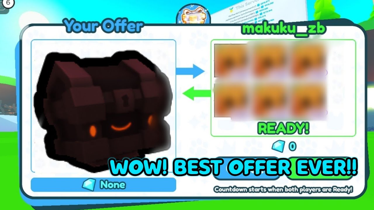 WHAT Do PEOPLE OFFER For *HELL CHEST MIMIC* In PET SIMULATOR X (ROBLOX ...