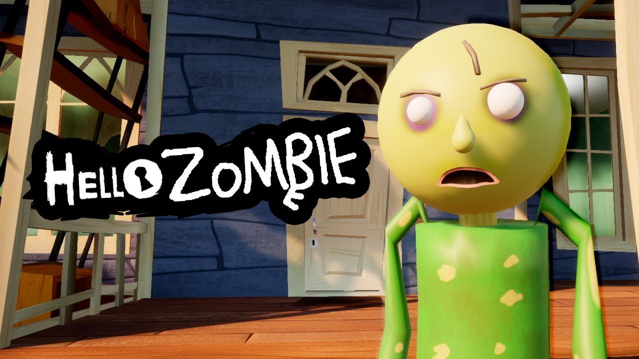HELLO ZOMBIE BALDI | Hello Neighbor Mod - YouTube