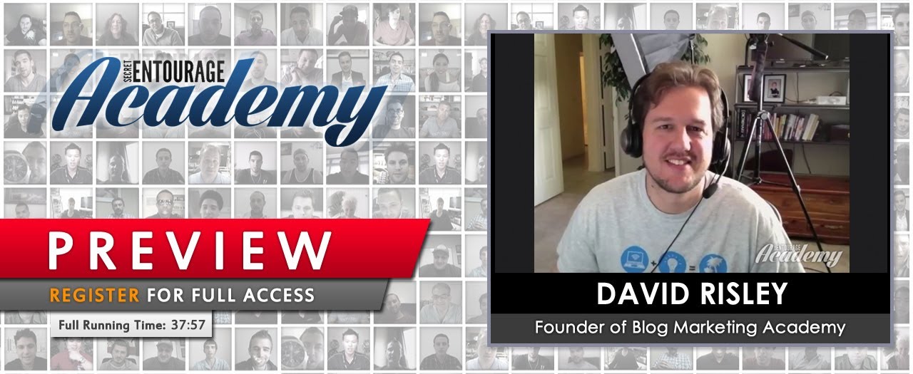 Secret Academy - David Risley of Blog Marketing Academy - YouTube