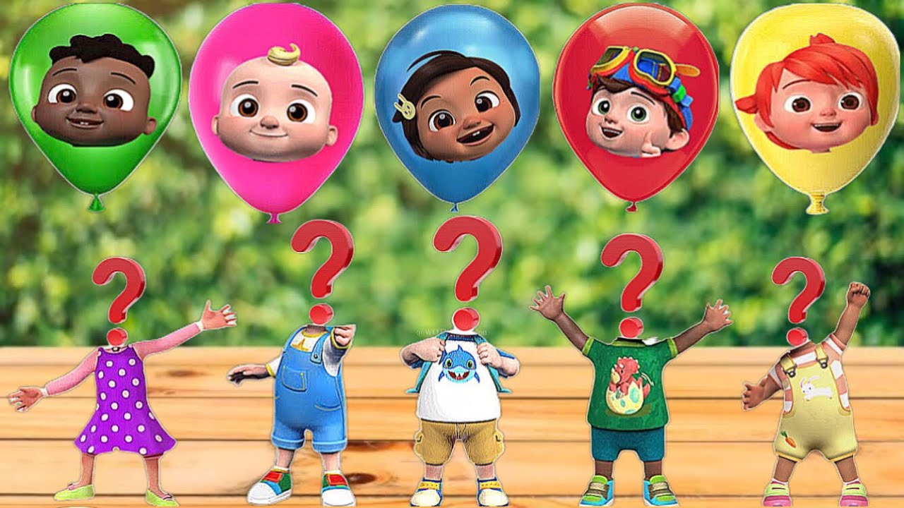 Lets 'go find the cocomelon characters JJ, Joãzinho,Cody, Bebefinn ...