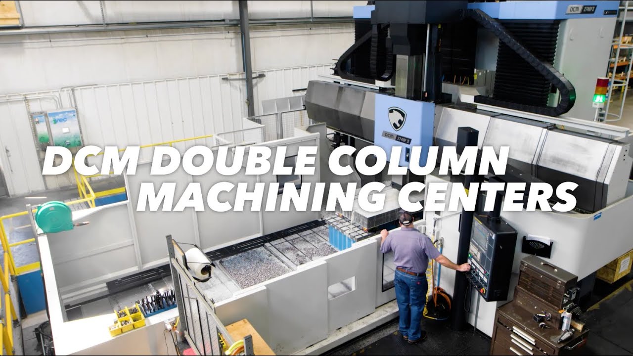 DN Solutions DCM Series - Massive Double Column Machining - YouTube
