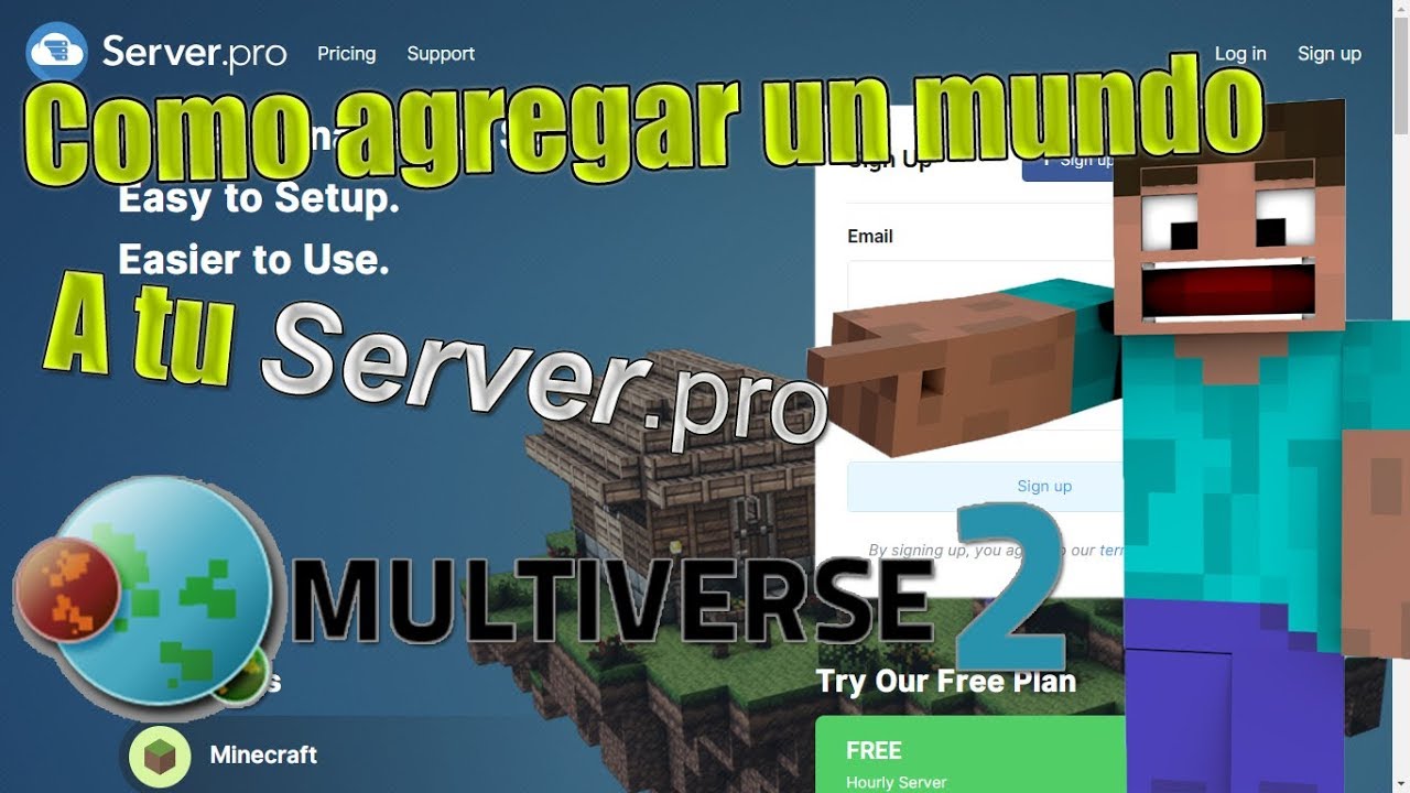 Tutorial Server.pro | Como agregar más de un mundo - YouTube