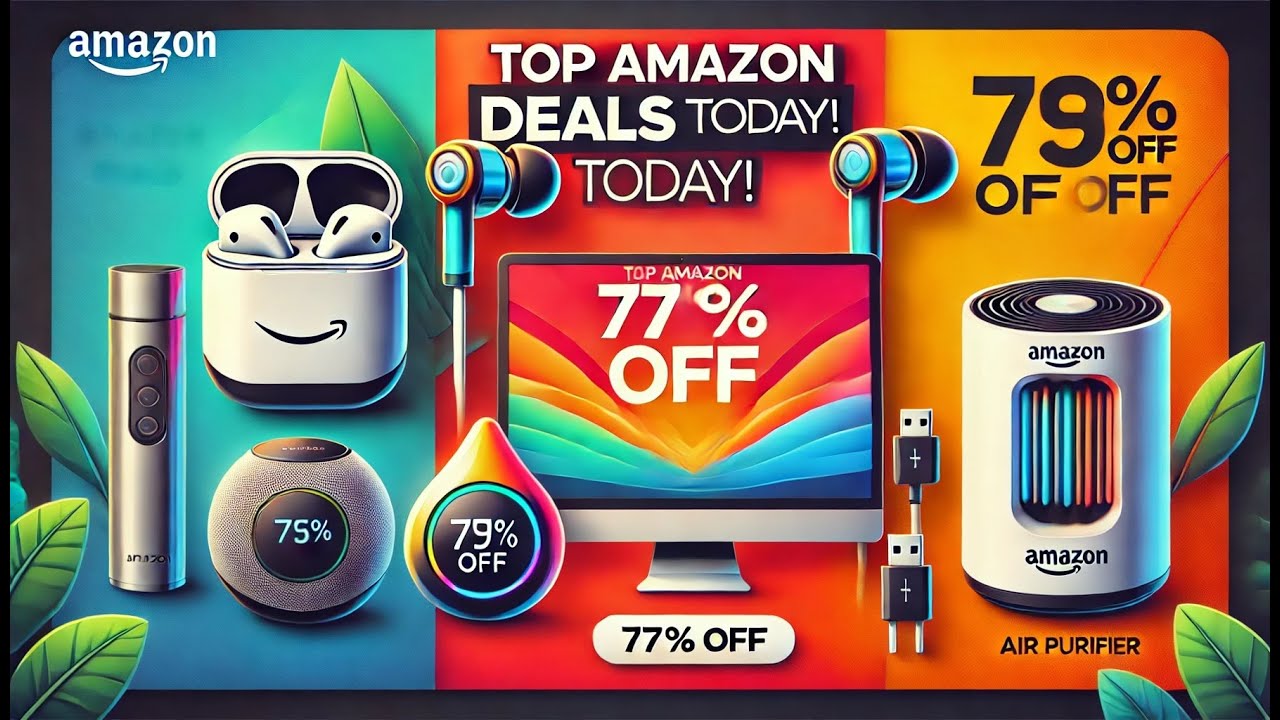 Top Amazon Deals Today! | 77% Off Must-Have Gadgets - YouTube