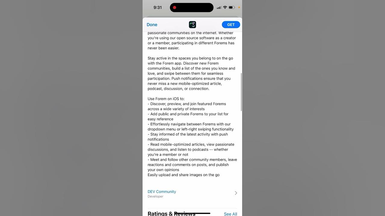 Forem app - what is it? Mobile app for Dev.to - YouTube