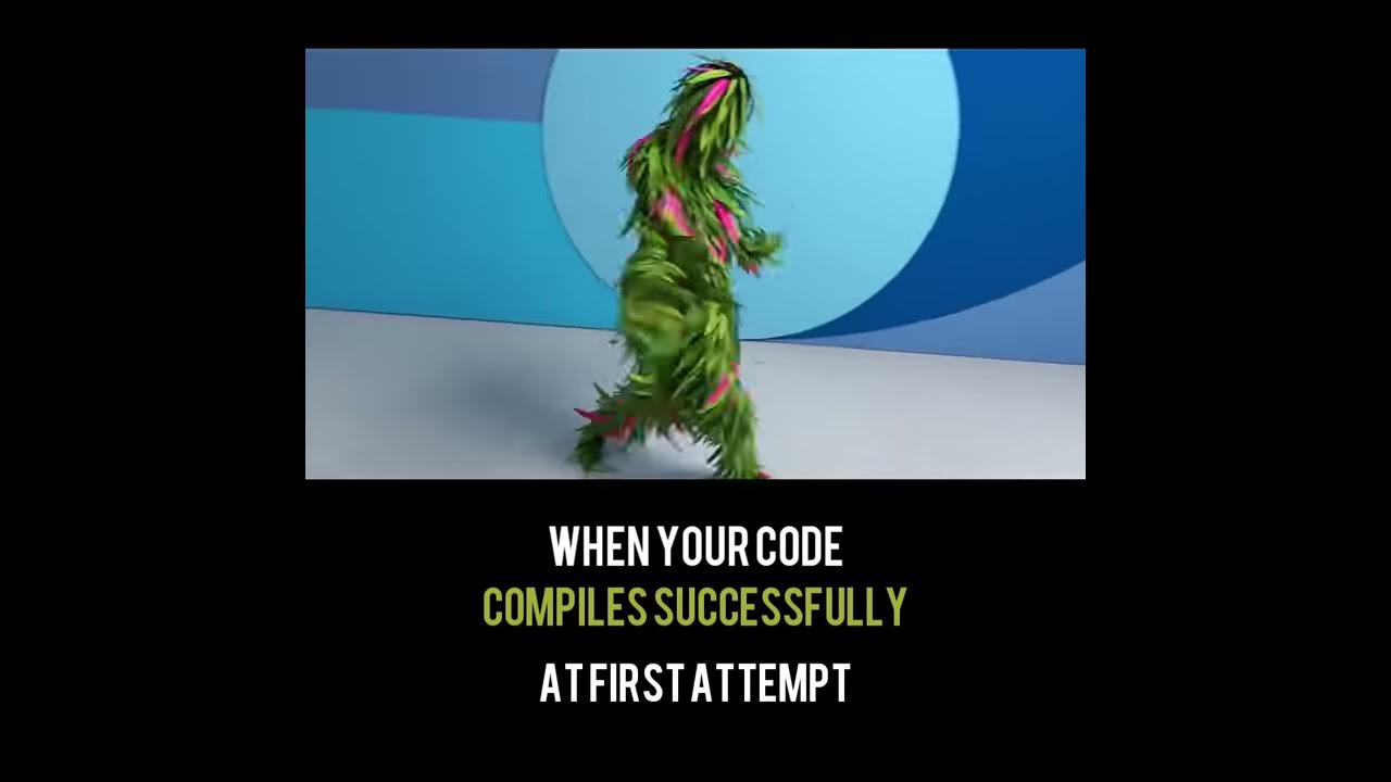When Your Code Compiles Successfully Programming Humor Youtube