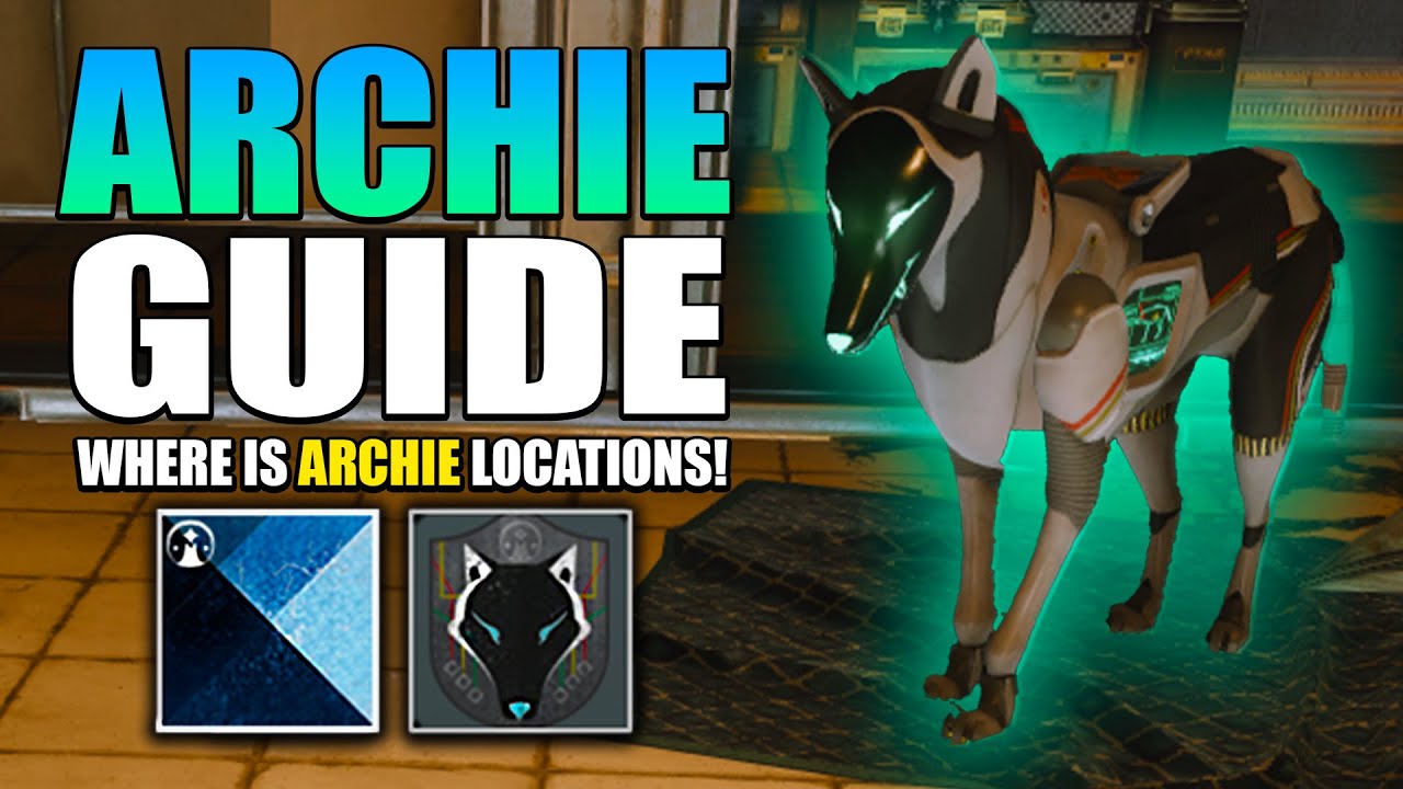 Where in The Tower is ARCHIE | Blue steel SHADER GUIDE | Destiny 2 ...