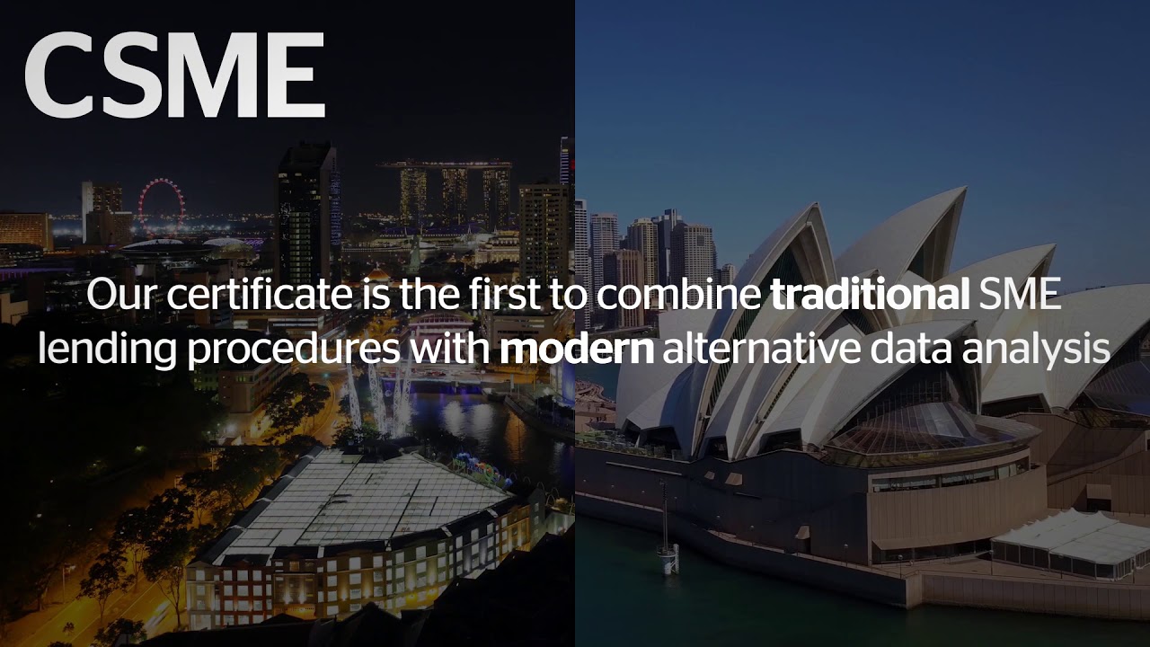 Certificate in SME Lending and Alternative Data (CSME) - YouTube