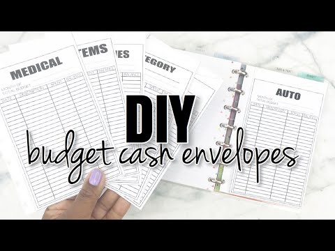 DIY Budget Cash Envelopes For Any Planner NEW VERSION | At Home With ...