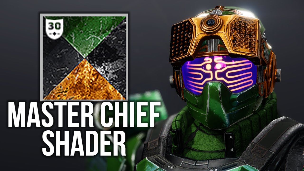Get This Shader Before It's Gone! Master Chief Shader! (Burnished Reed ...