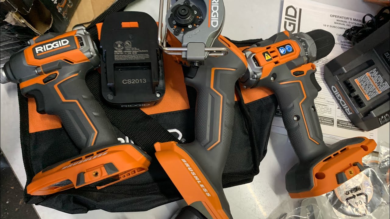 Com bo ridgid sub compact , máy Khoan ridgid, máy vít ridgid, máy cắt ...