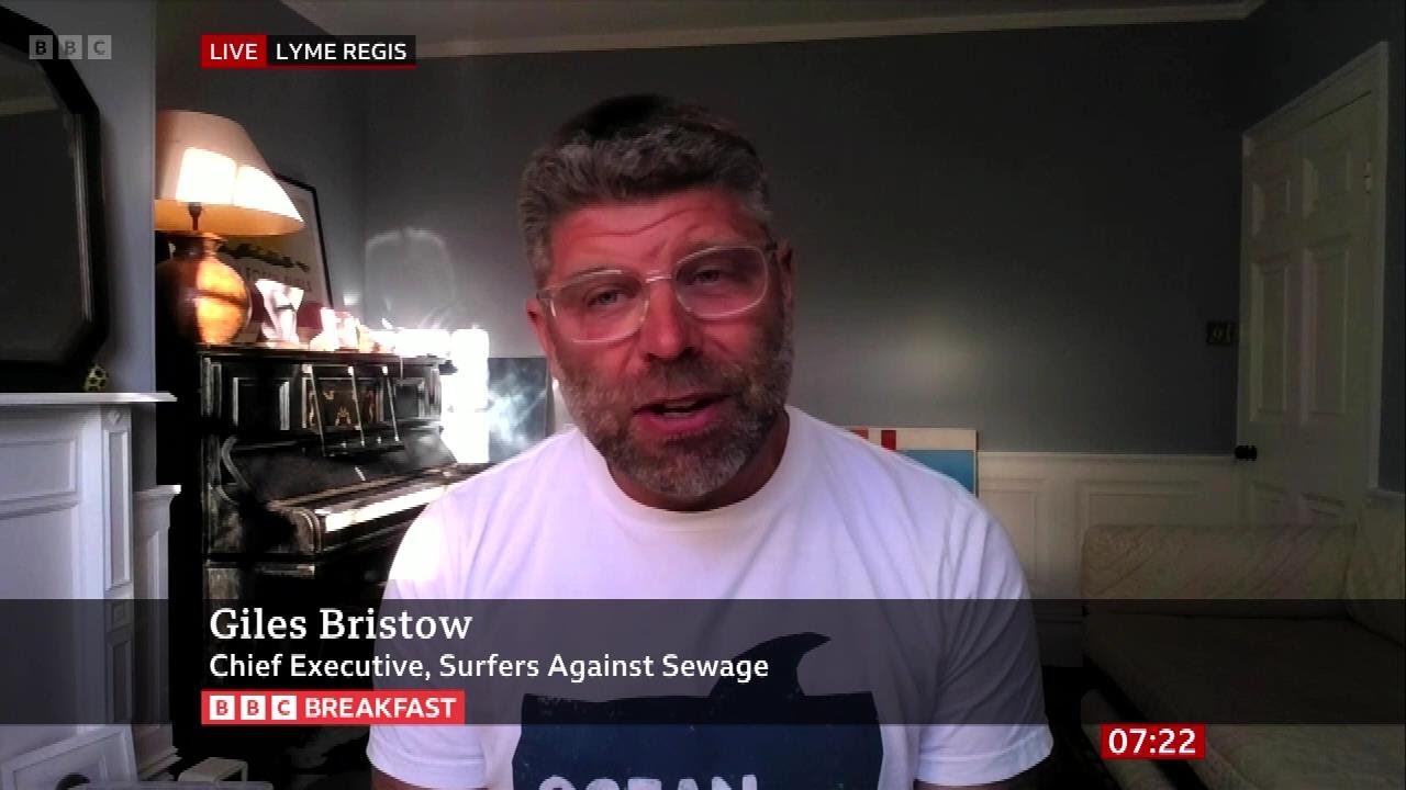 Giles Bristow (Surfers Against Sewage) On BBC Breakfast [21.04.2024 ...
