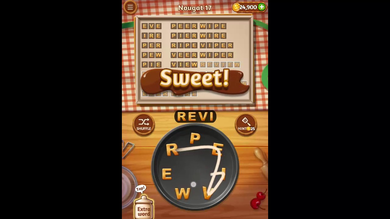 Word Cookies Nougat Pack Level 17 Answers - YouTube