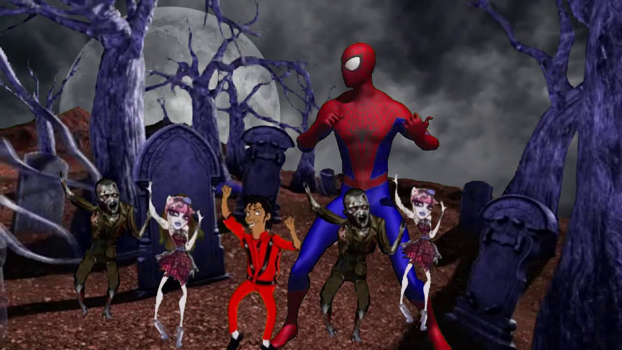 Michael Jackson Feat - Spider Man Thriller Dancing - YouTube