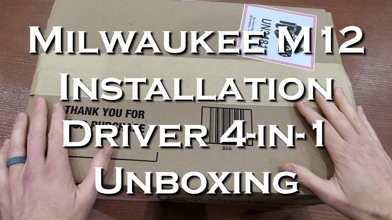 Milwaukee M12 Fuel Installation Driver Unboxing and first Impressions ...