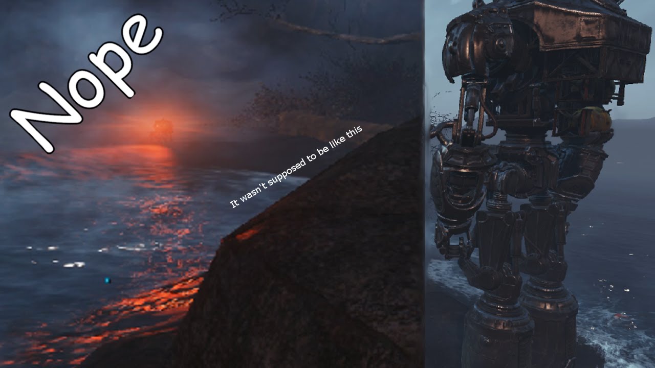 My encounter with Red Death (Fallout 4) - YouTube