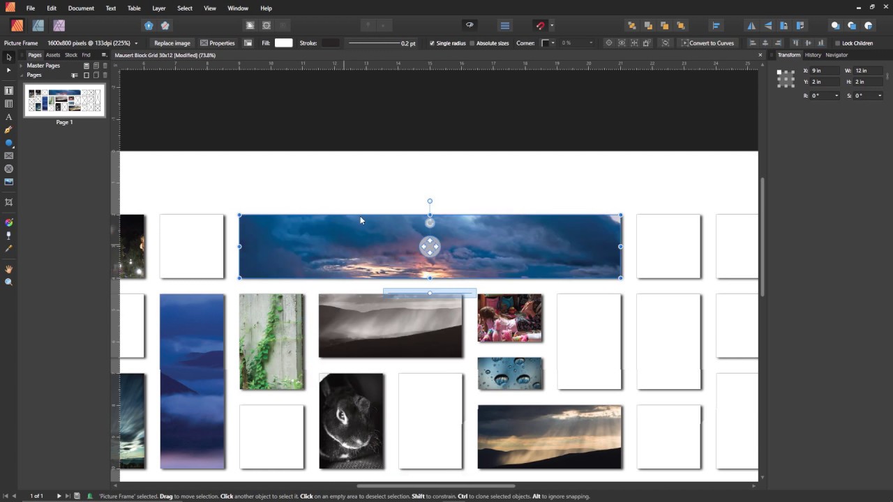 Affinity Publisher - drag and drop photos from your desktop into your ...