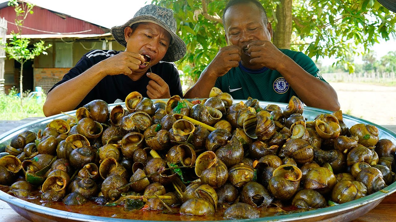 Popular Snails With Fresh Ingredients | Best Yummy Snails Cooking #2023 ...